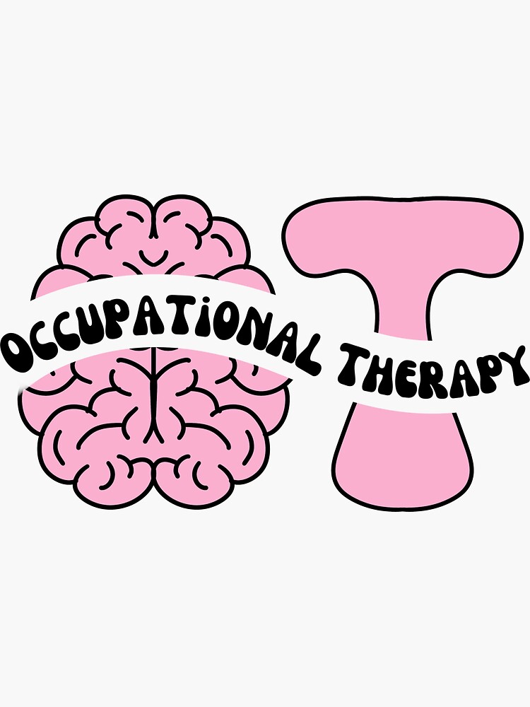"Occupational Therapy Brain Graphic" Sticker for Sale by saraheden1221 ...