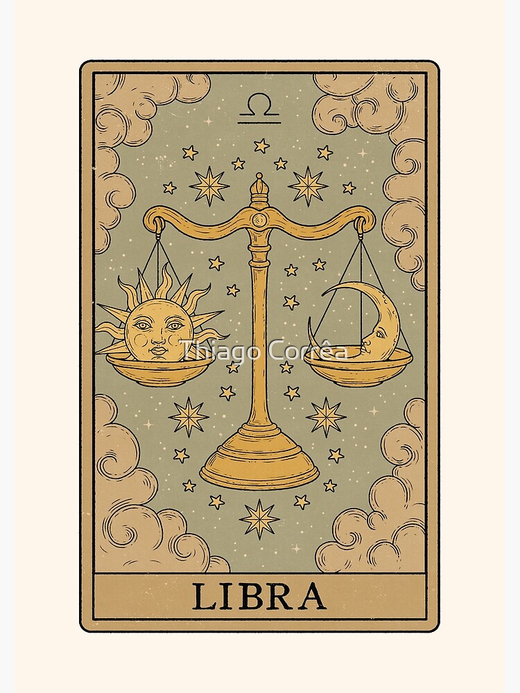 "Libra Card" Poster for Sale by Thiago Corrêa | Redbubble