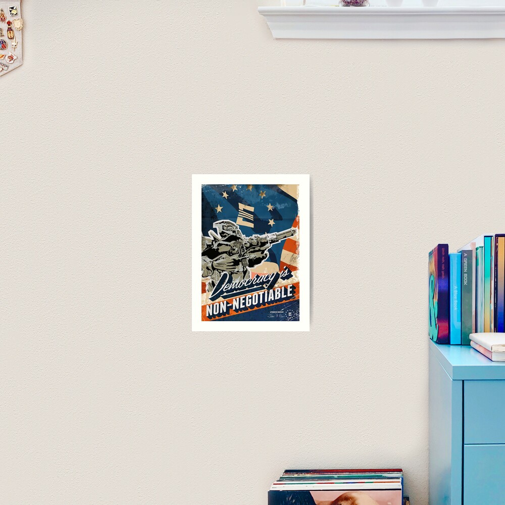 "Fallout - Democracy" Poster for Sale by cadancedes | Redbubble