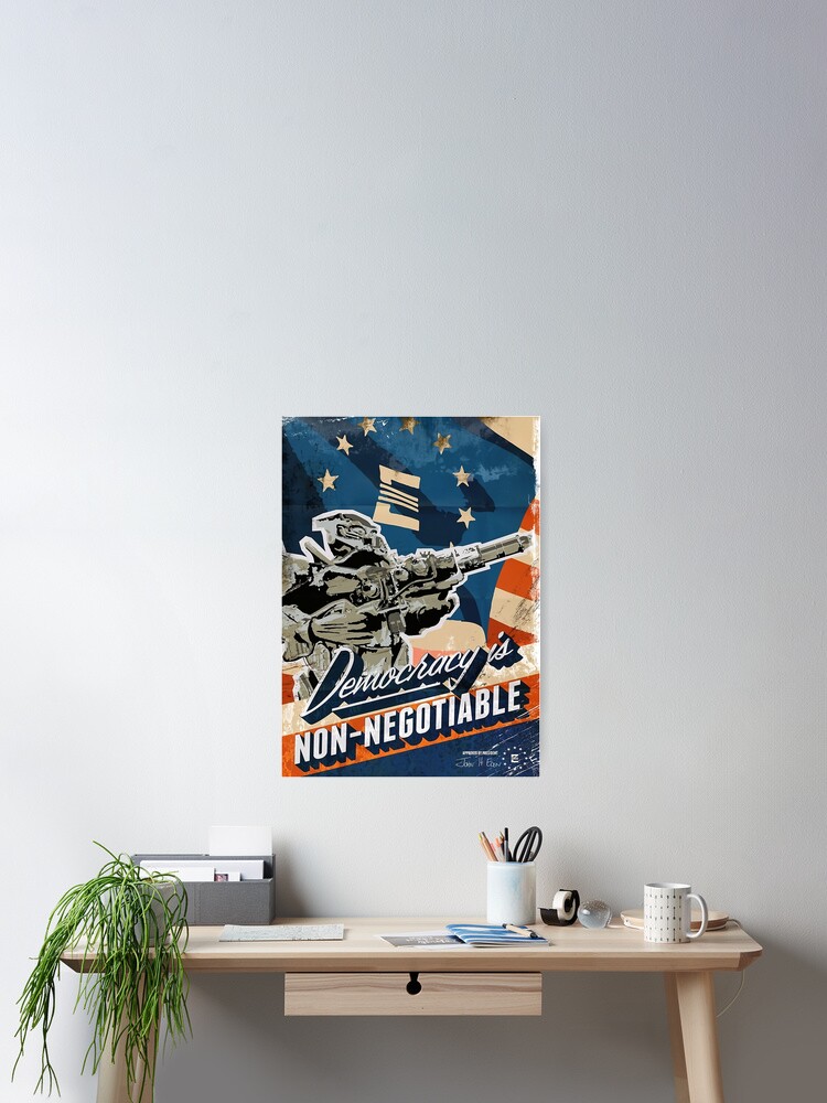 "Fallout - Democracy" Poster for Sale by cadancedes | Redbubble