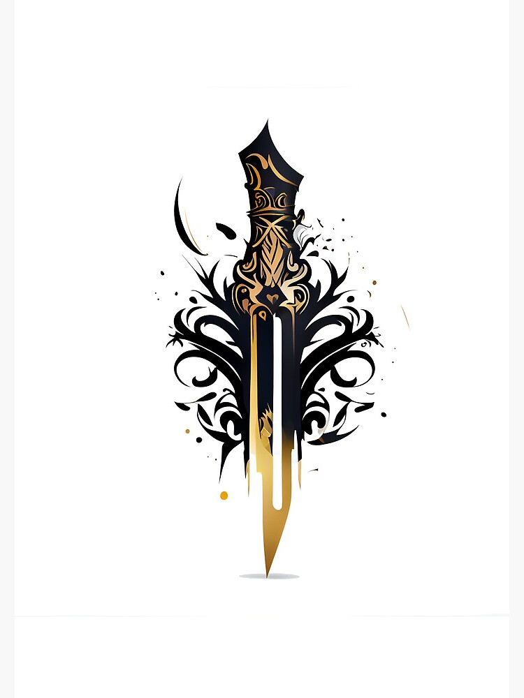 Tribal Dagger Design