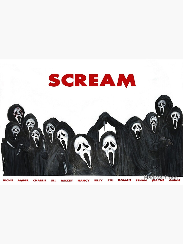 SCREAM - Ghostfaces Premium Matte Vertical Poster Designed & Sold By ...