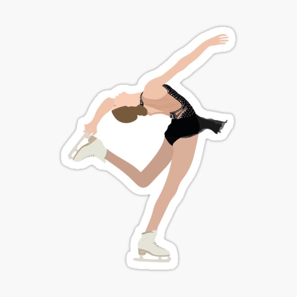 "Figure skater - Kimmy Repond" Sticker for Sale by Vivien Gacsfalvi ...