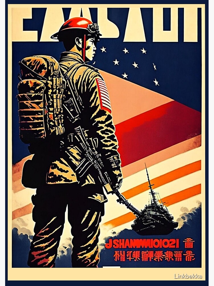 "Futuristic Japanese WWIII Military Poster" Poster for Sale by ...
