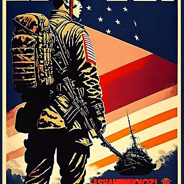"Futuristic Japanese WWIII Military Poster" Poster for Sale by ...