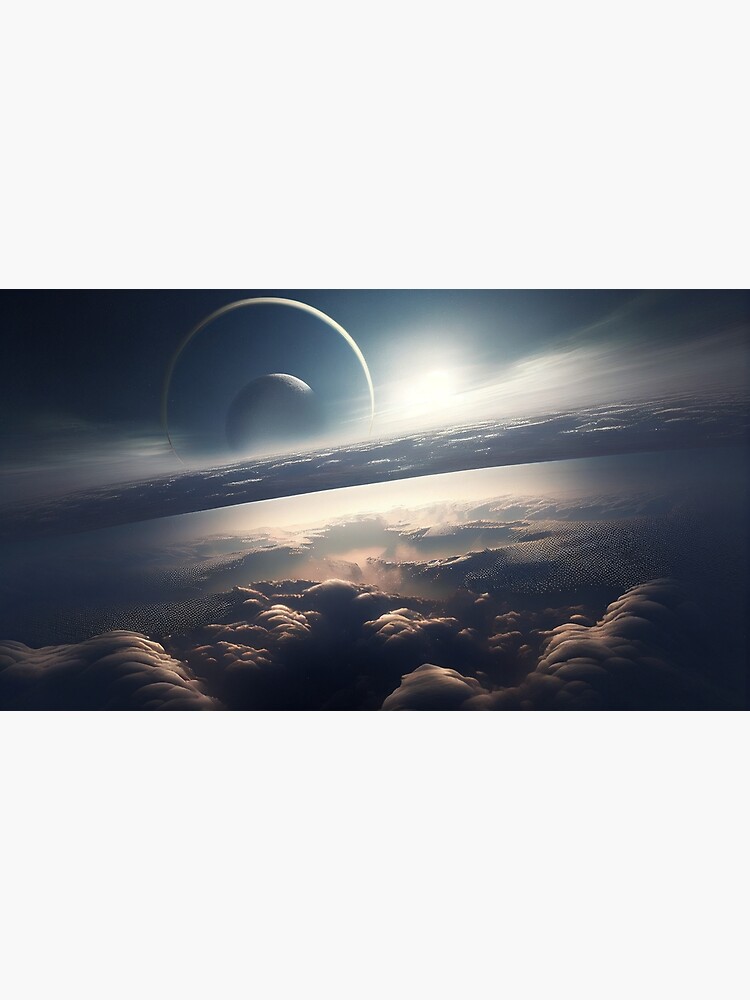 The Dawn of the Ringed Planet Premium Matte Vertical Poster sold by ...