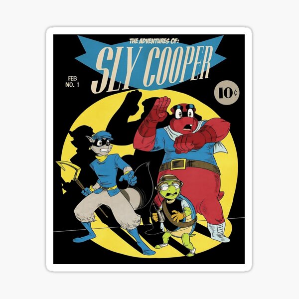 "sly cooper" Sticker for Sale by sullamorphy | Redbubble