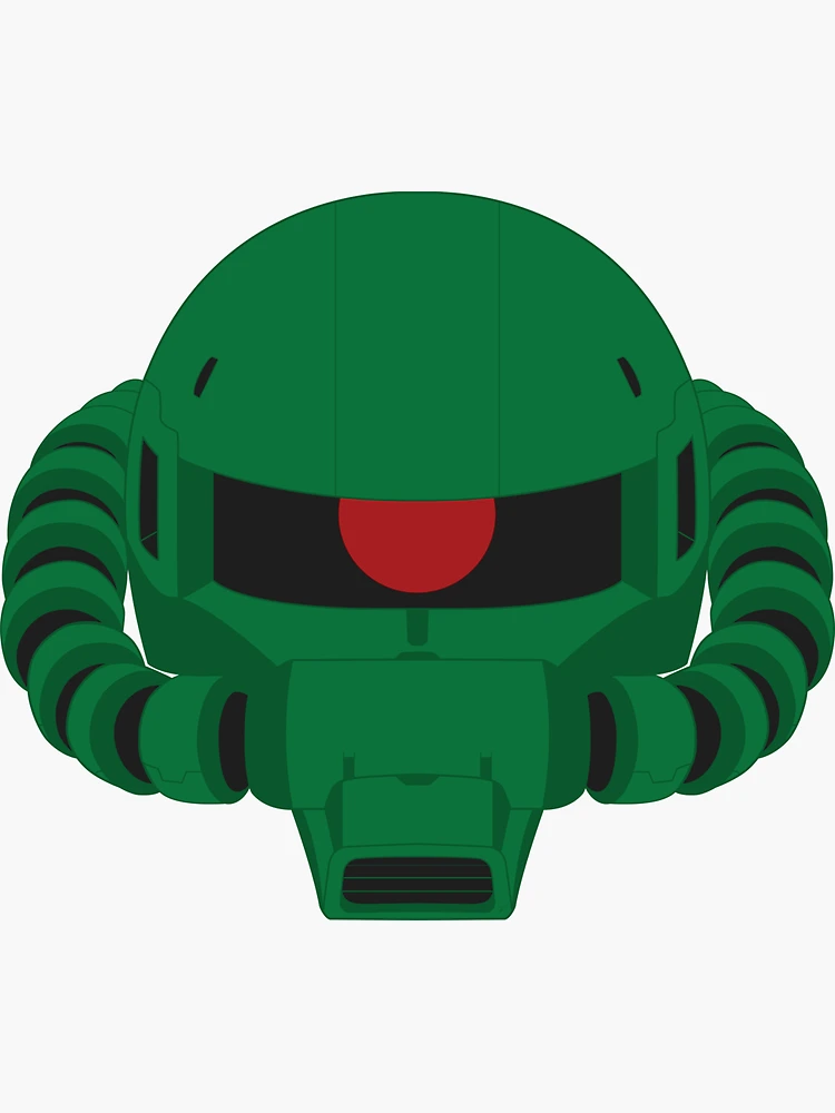 Zaku Head Logo Mobile Suit Gundam EXCEED MODEL ZAKU HEAD 4 Partial Set