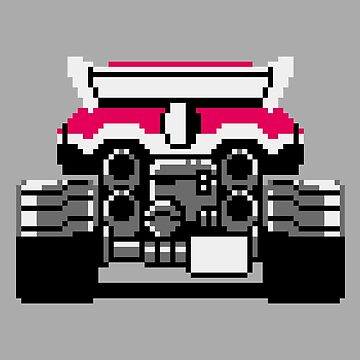 "8-Bit Blaster Tank" Sticker for Sale by CasualBiscuits | Redbubble