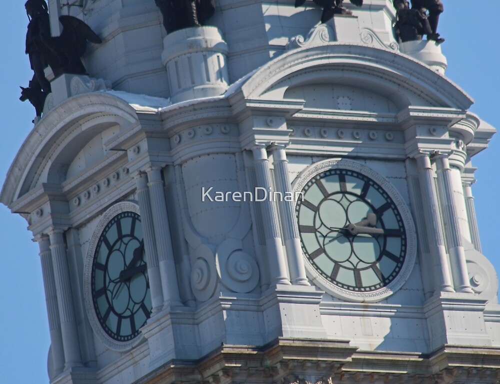 "What time is it in Philadelphia, PA USA?" by KarenDinan | Redbubble