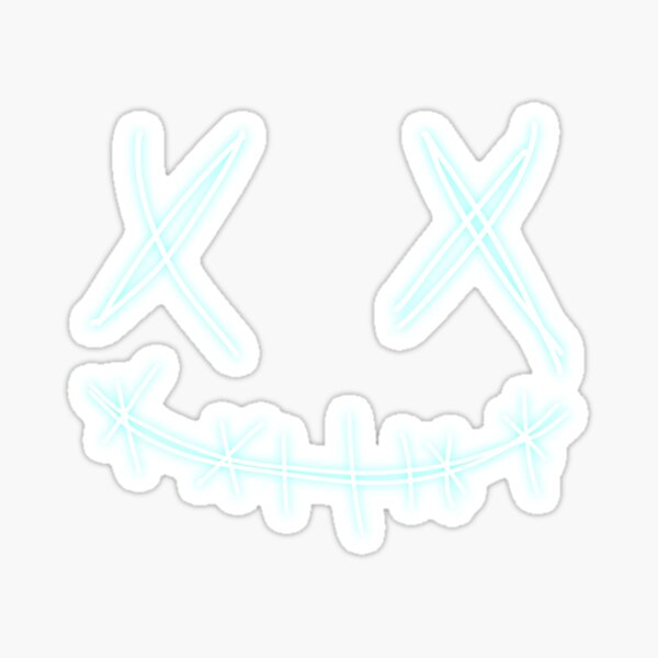 "Neon dead face" Sticker for Sale by autoboxdesign | Redbubble