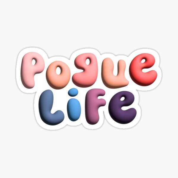 "Pogue Life Bubbled | OBX | Outer Banks | Gift for Teenager" Sticker ...