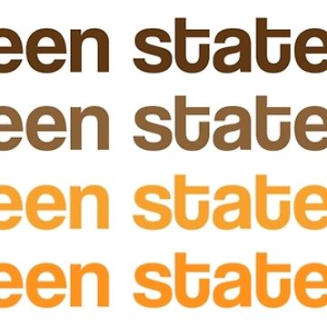 "BGSU Repeat Sticker" Sticker for Sale by efansler | Redbubble