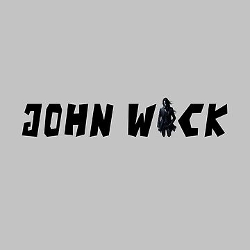 "The Iconic John Wick Logo" Poster for Sale by MrRoyDesign | Redbubble