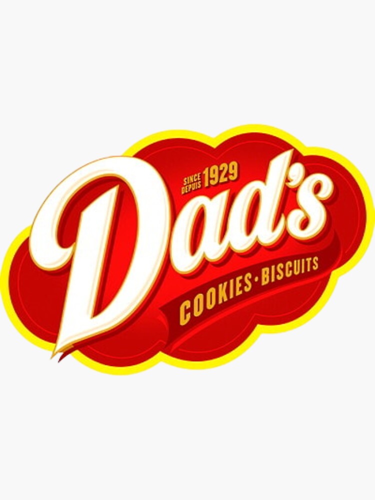 "Dads cookies orginal logo" Sticker for Sale by XanderMoret | Redbubble