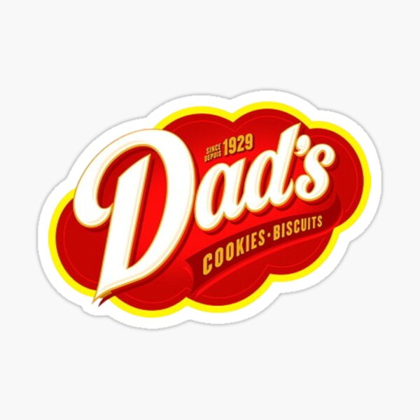 "Dads cookies orginal logo" Sticker for Sale by XanderMoret | Redbubble