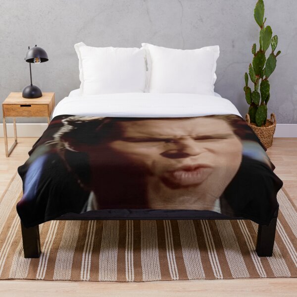 "Patrick Bateman Meme" Throw Blanket for Sale by muskitt | Redbubble