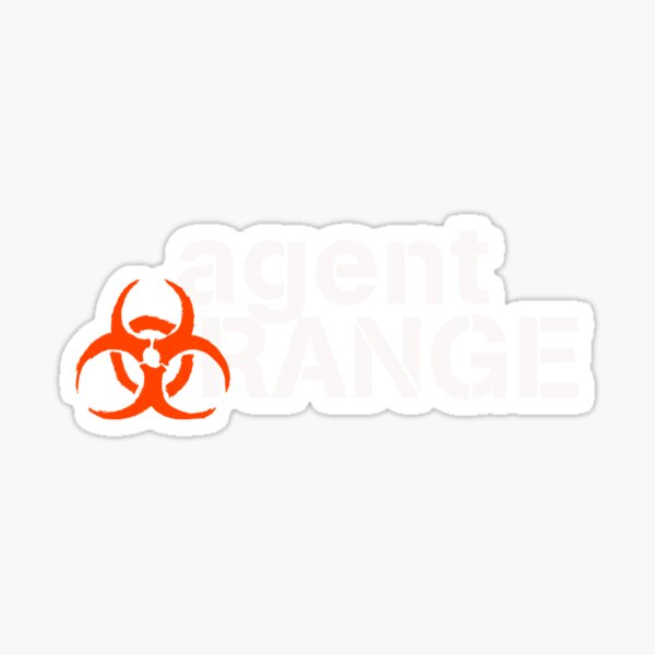 Agent Orange Stickers | Redbubble