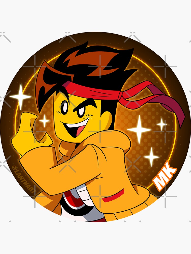 "MK" Sticker by Lanthart | Redbubble
