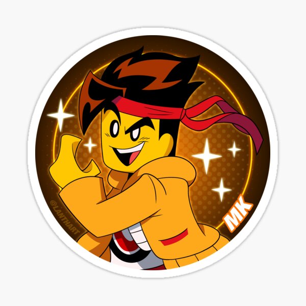 "MK" Sticker for Sale by Lanthart | Redbubble