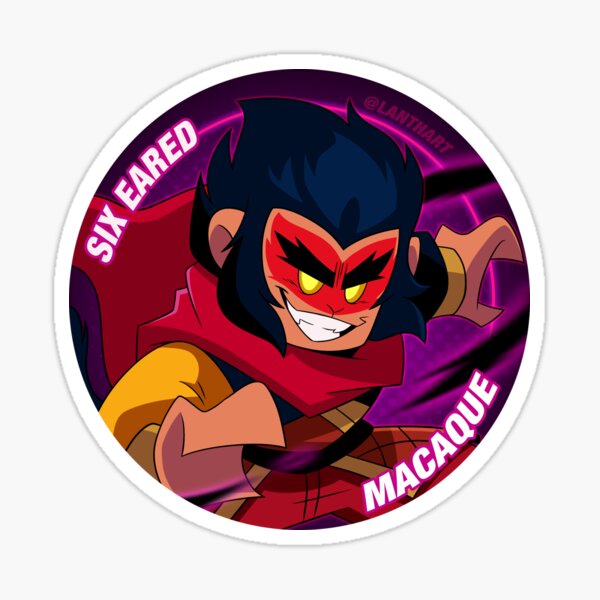 "macaque" Sticker by Lanthart | Redbubble