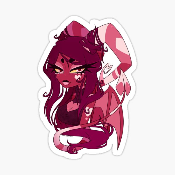 "Amor The Succubus" Sticker for Sale by Booshroom Mushroom | Redbubble