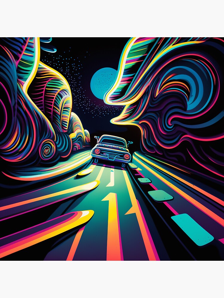 "Drive Through Time Vol3" Sticker for Sale by ThomasGovens | Redbubble