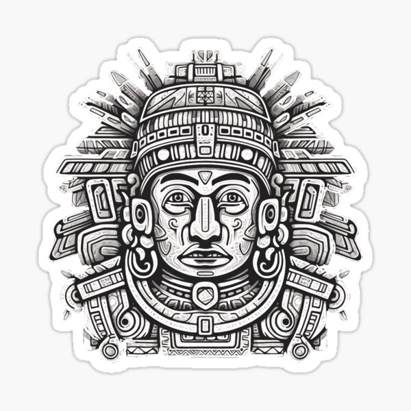 "Mayan Maya Civilization Art" Sticker for Sale by Jack Curtis | Redbubble