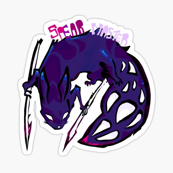 "Spearmaster // Rain world" Sticker for Sale by warriorcats35 | Redbubble