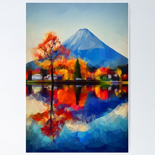 "Low Poly Heaven" Poster for Sale by DoomDoomIts | Redbubble