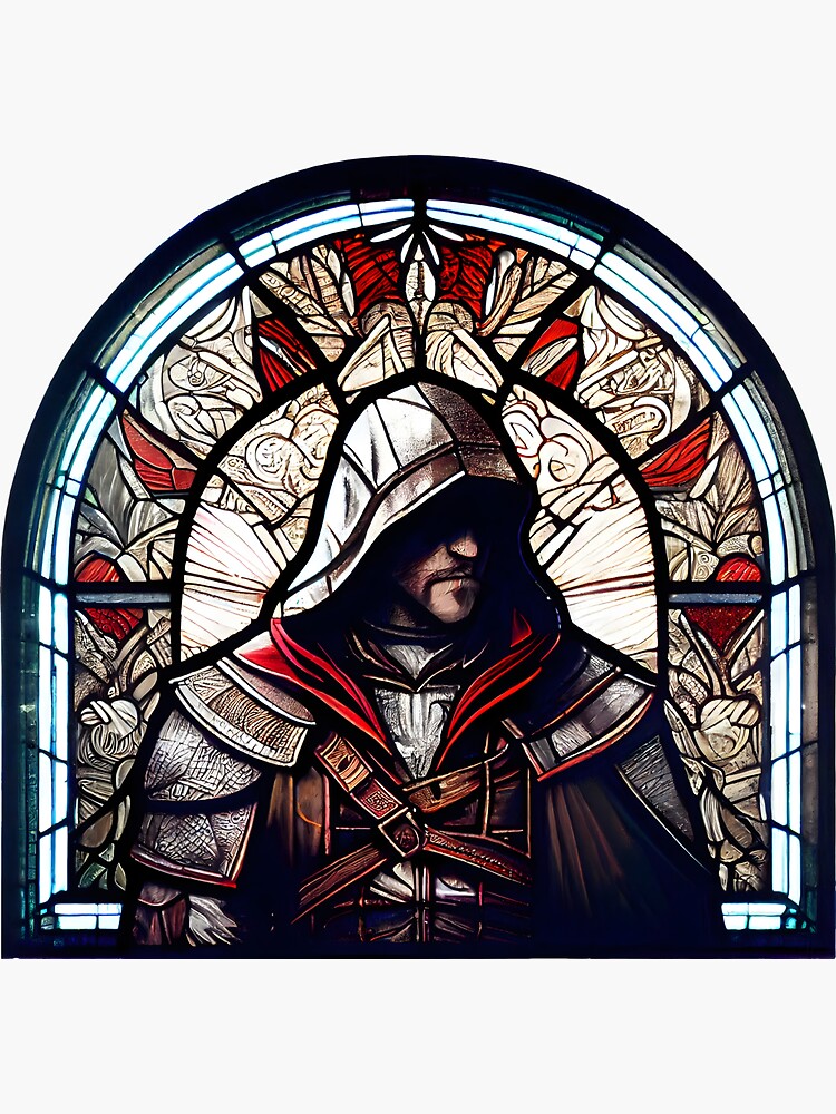 "Assassin's Creed - Stained Glass Series - 2" Sticker for Sale by ...
