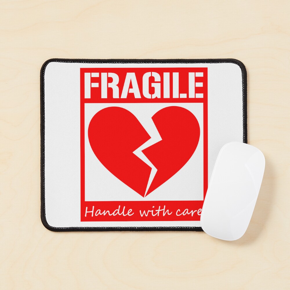 "Fragile Heart Handle With Care" Sticker for Sale by GoMerchBubble ...
