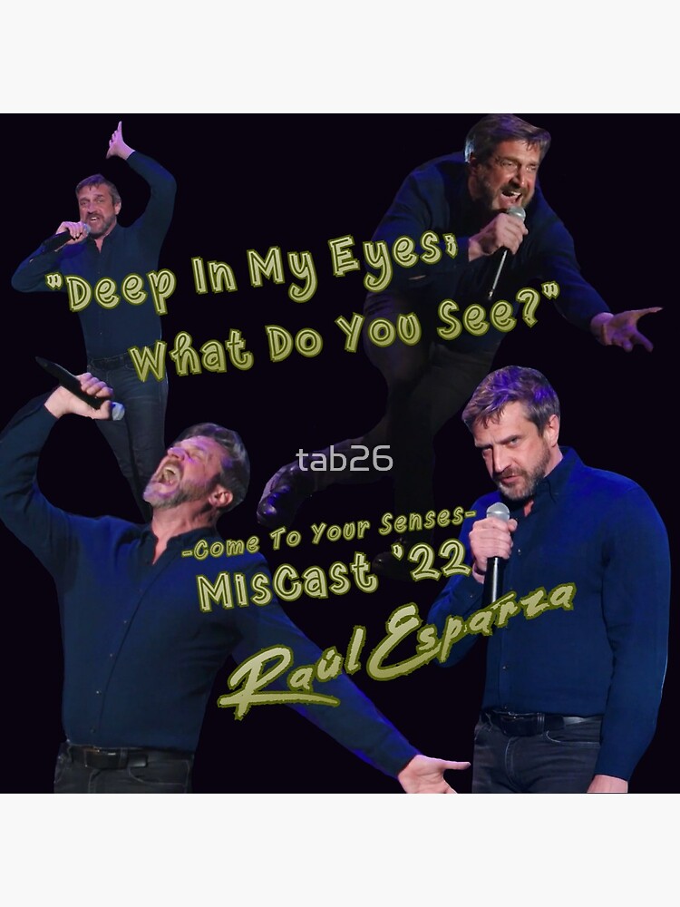 "MisCast '22 Raul Esparza (Version 2)" Sticker for Sale by tab26 ...