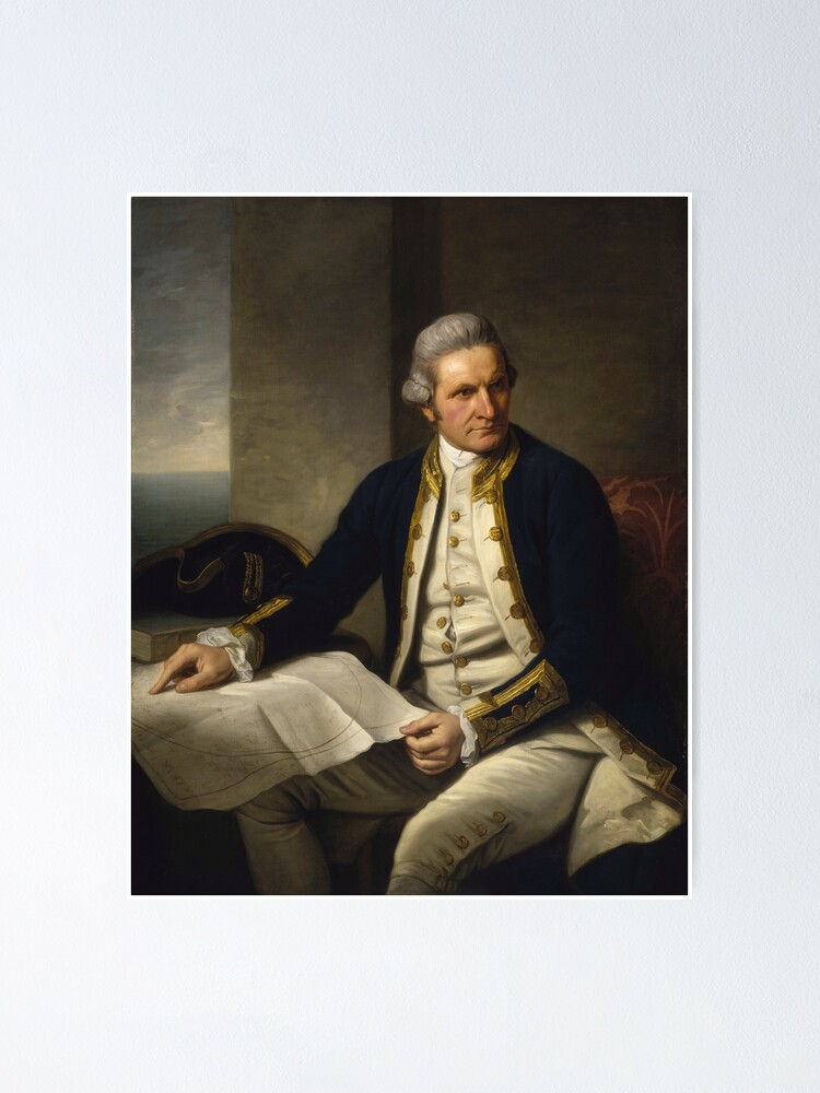 "Captain James Cook " Poster for Sale by CrankyOldDude | Redbubble