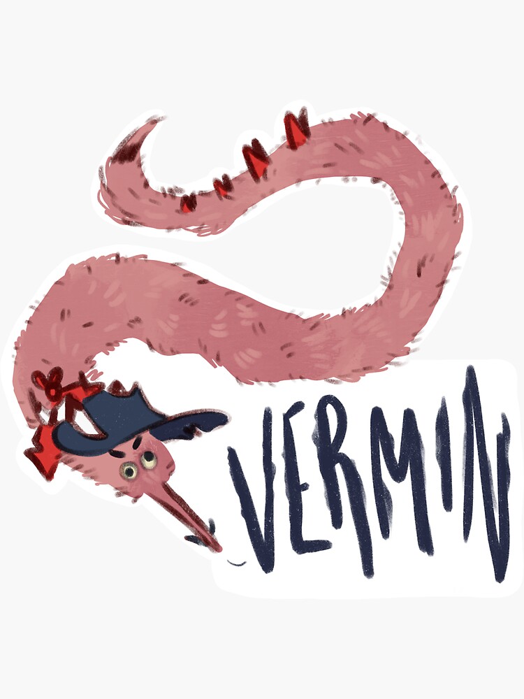 "Vermin" Sticker for Sale by jessnthesystem | Redbubble