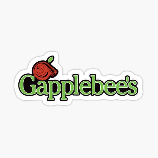 "Gapplebees Car Decal Logo Design" Sticker for Sale by windowdecals ...