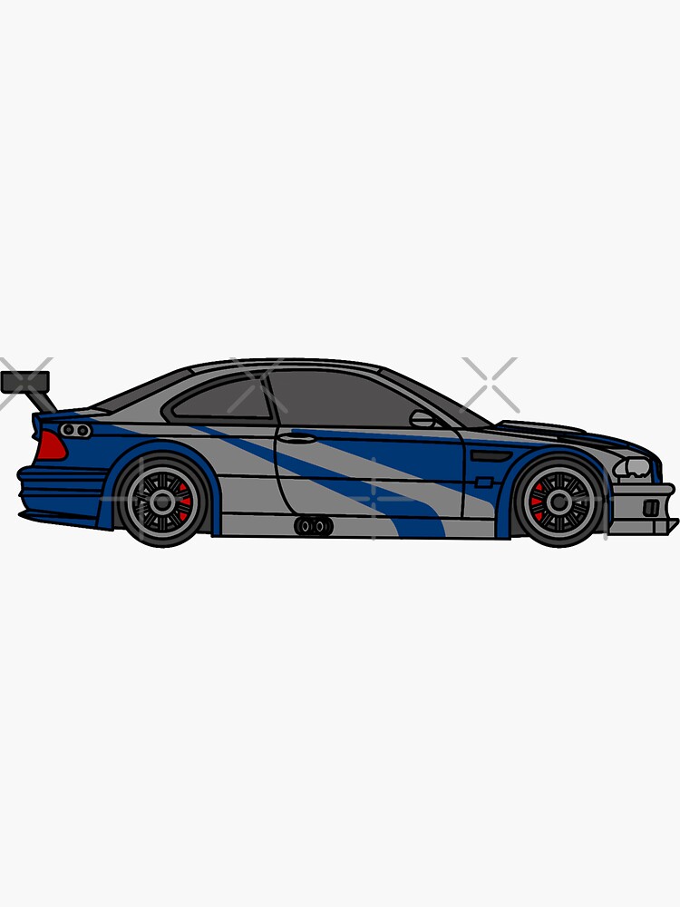 "Most Wanted" Sticker for Sale by CasualGearHead | Redbubble