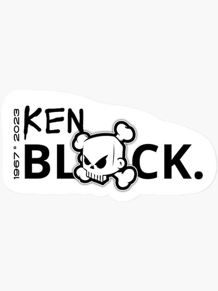 "KEN BLOCK" Sticker for Sale by LightingStudios | Redbubble