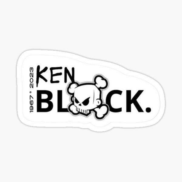 "KEN BLOCK" Sticker for Sale by LightingStudios | Redbubble