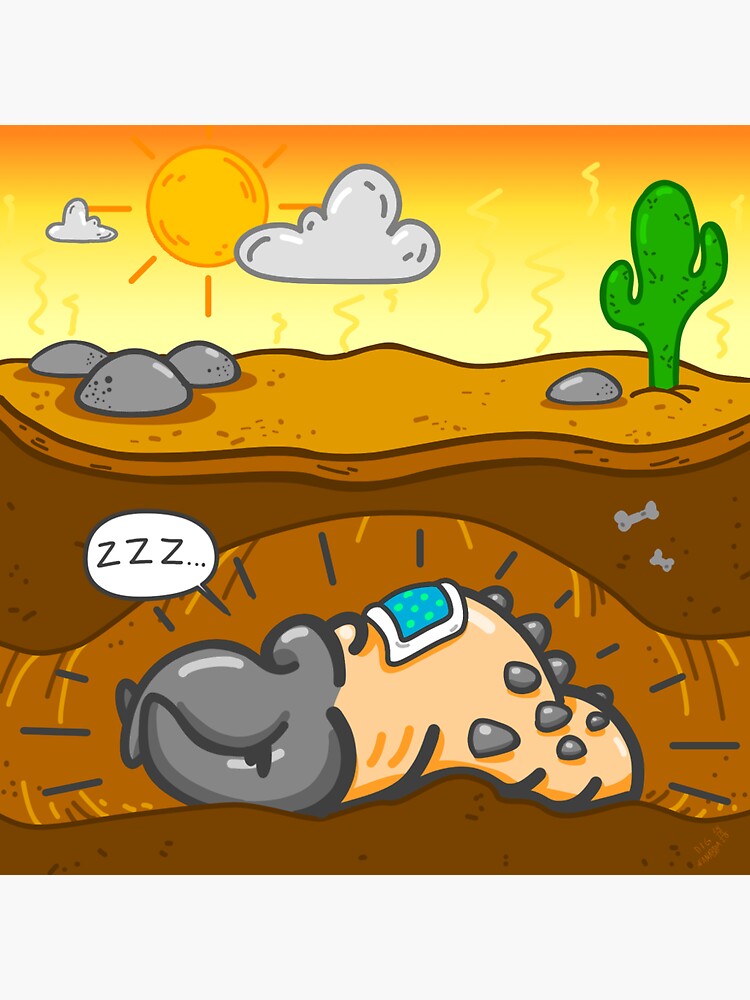 "Cute Graboid" Sticker for Sale by SanabriaVis | Redbubble