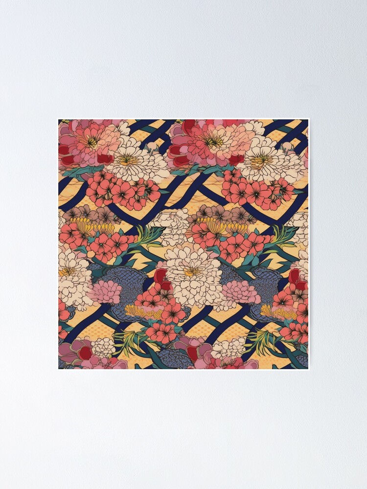 "Kasane no Irome: A fusion of Japanese stylings and modern design #11" Poster for Sale by verbul ...