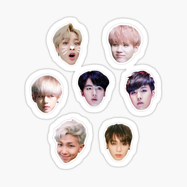"BTS All Members" Sticker by D19Sapphire15 | Redbubble