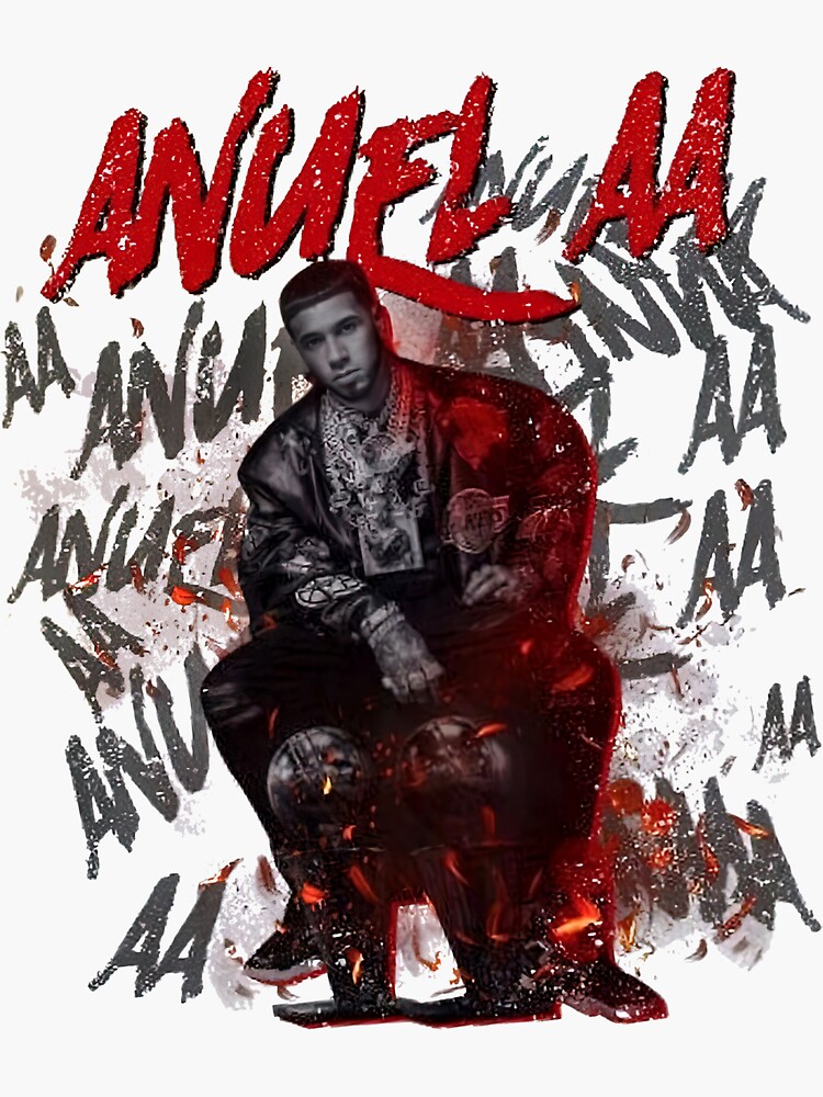 "Anuel AA " Sticker for Sale by KeeleyEdwards47 | Redbubble