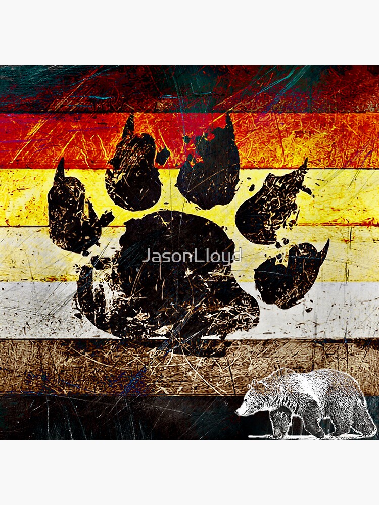 "Bear Pride" Sticker for Sale by JasonLloyd | Redbubble