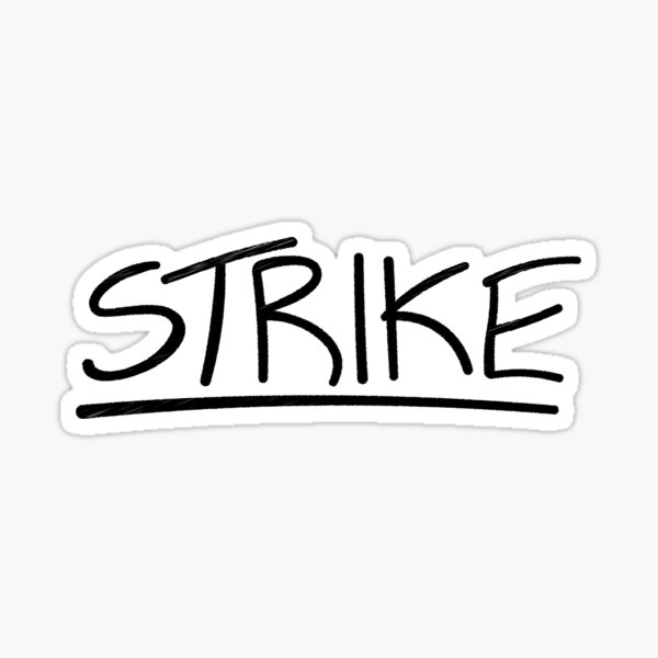 "Strike - Newsies" Sticker for Sale by MickeyBanks | Redbubble