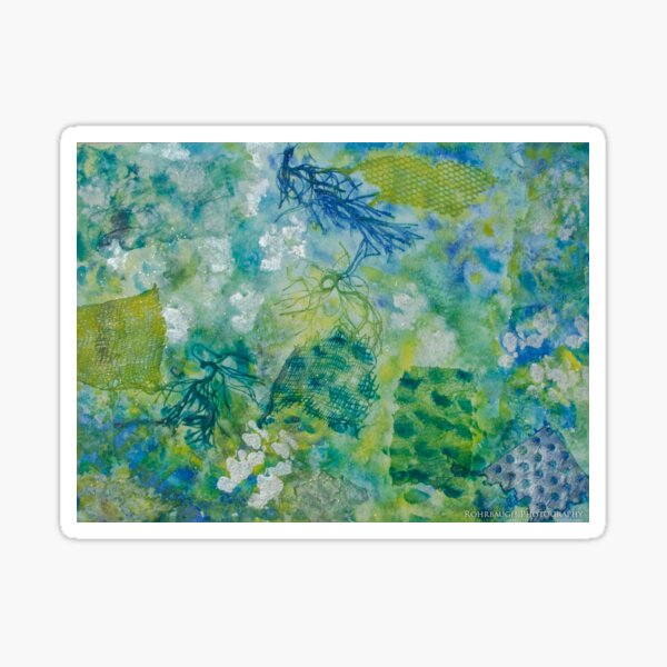 "Blue Moon" Sticker for Sale by OMA-Art | Redbubble