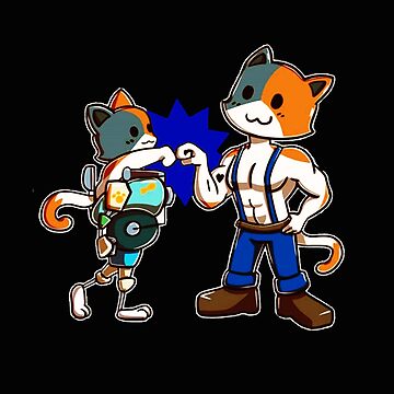 "meowscles" Sticker for Sale by JacckStore | Redbubble