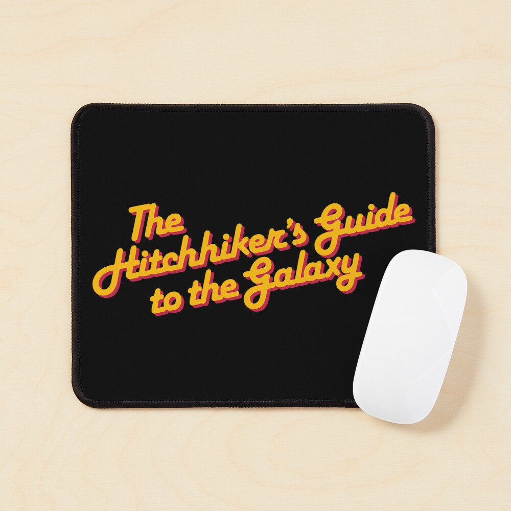 "Hitchhikers Guide Logo" Sticker for Sale by iconikit | Redbubble