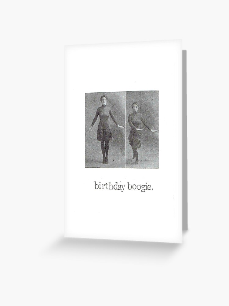 "Birthday Boogie" Greeting Card for Sale by bluespecsstudio | Redbubble
