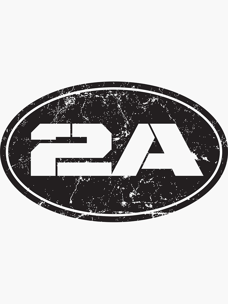 "2A 2nd Amendment" Sticker for Sale by MikesTeez | Redbubble